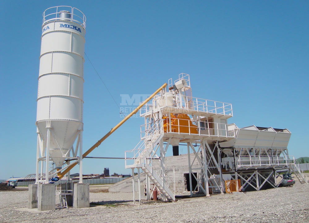 C-60 Compact Concrete Batching Plant – Uzmac